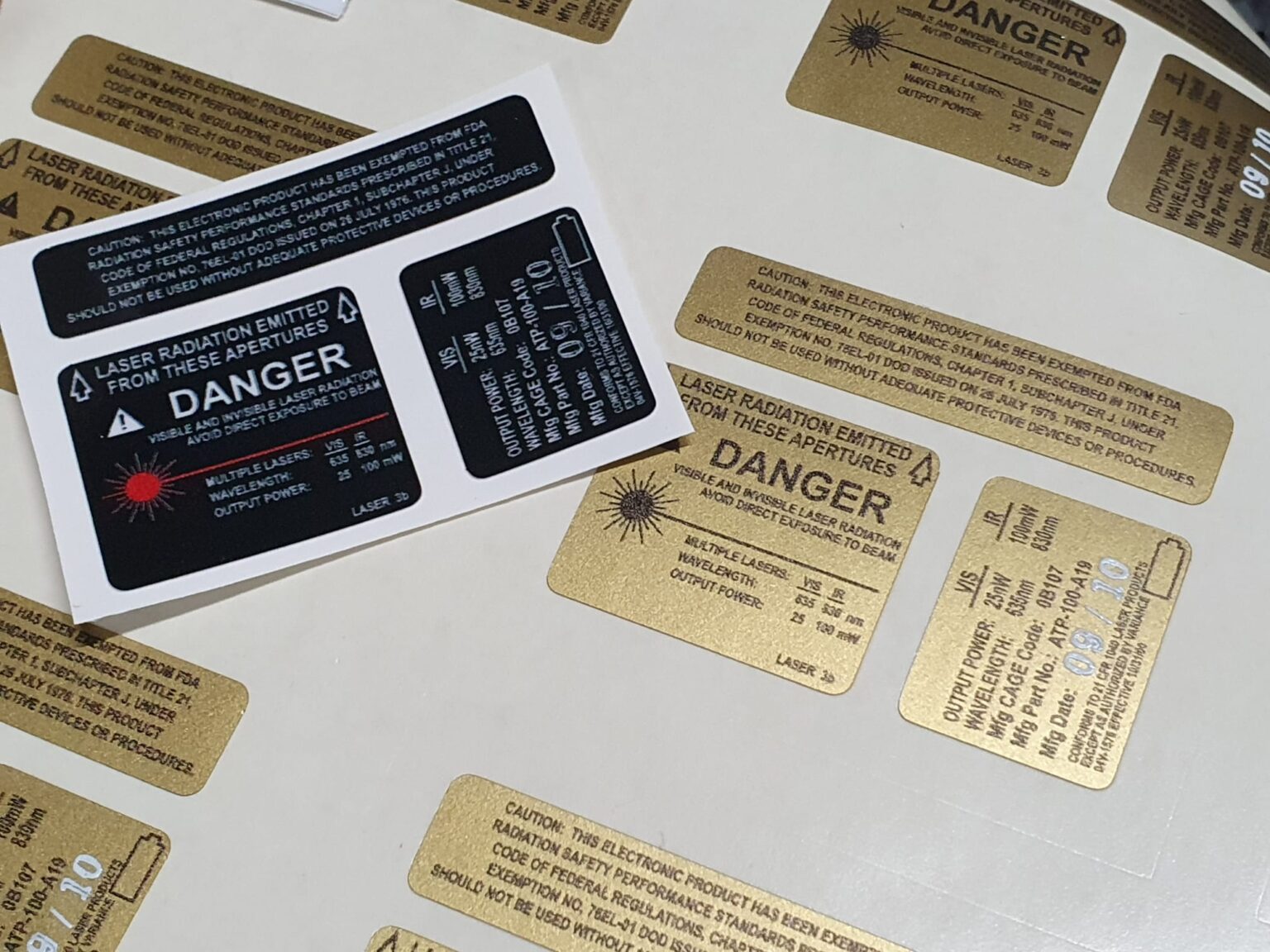 LA-5 UKSF type PEQ stickers – 3DiipsWork – 3D Works for any Solution